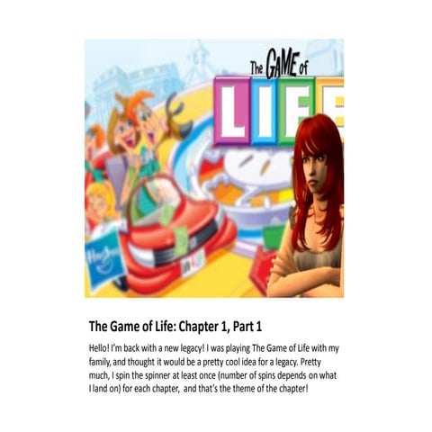 The Game of Life - Chapter 1, Part 1 | PDF | Board Games and Puzzles ...