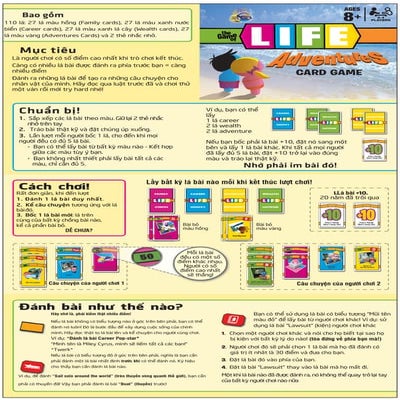 [BoardgameVN] Luật chơi The game of life adventure card game | PDF