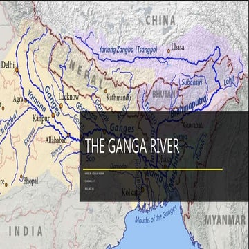 The ganga river | PPTX