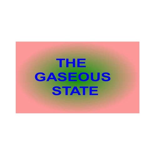 The gaseous state | PDF