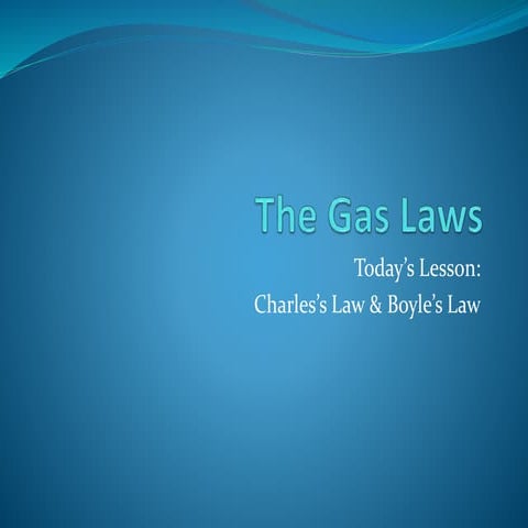 The gas laws | PPT
