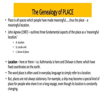 The Genealogy of PLACE.pptx