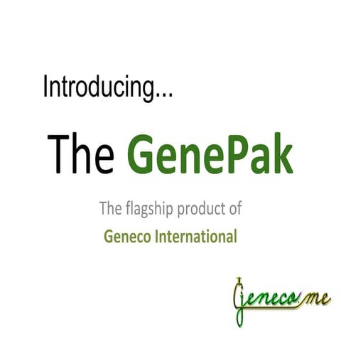 Introducing: GenePak Used Oil Recycling Kit for Diesel Engines | PPSX