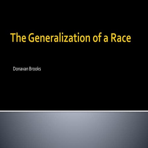Black People Presentation | PPTX