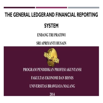 The general ledger and financial reporting system | PPT