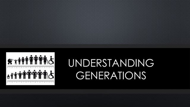 THE GENERATION GAP | PPTX