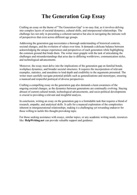 Generation Gap Essays.pdf