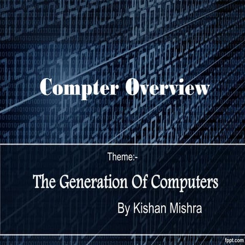 The generation of computers | PPT