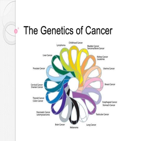 The Genetics of Cancer | PPTX