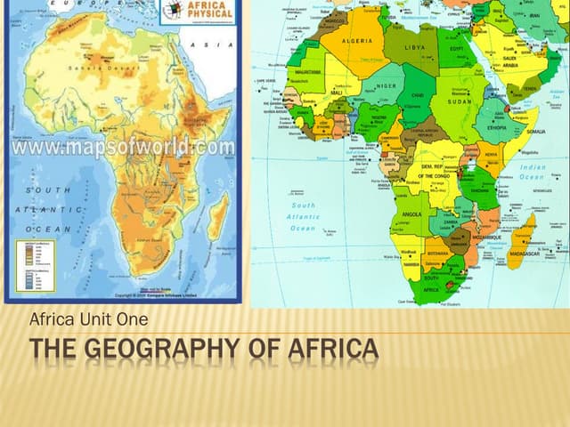 Physical Features of Africa | PPT