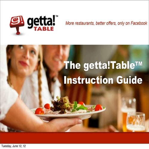 The getta!table Guide | PPT | Free Download