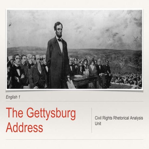The gettysburg address | PPT