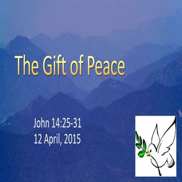 The Gift of Peace | PPTX