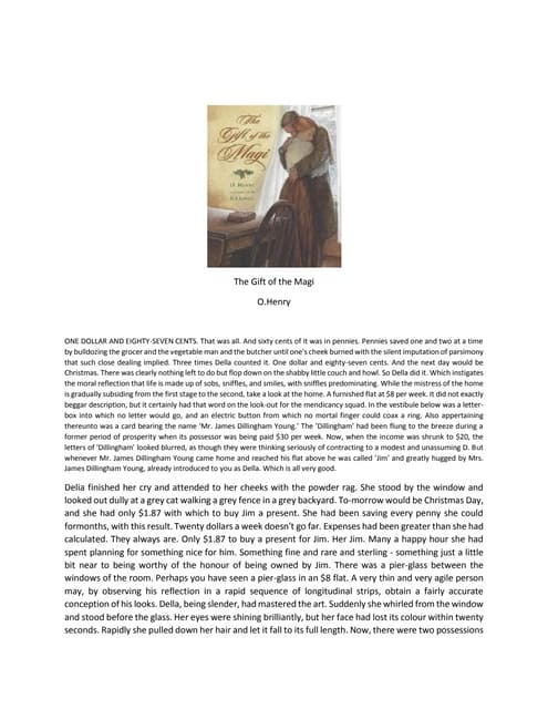 The gift of the magi | PPT