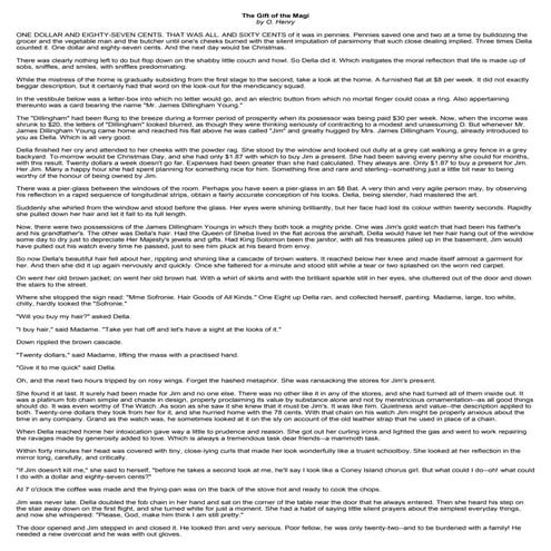 The gift of the magi o.henry | DOCX