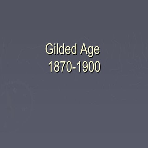The Gilded Age- Two Point Oh | PPT