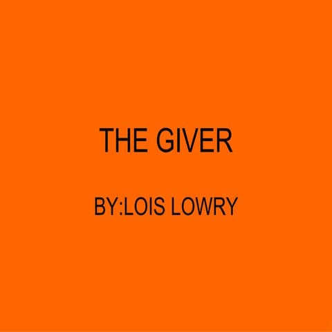 The Giver | PPT