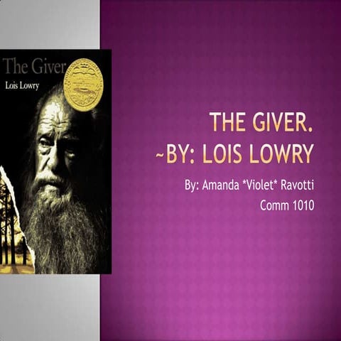 The Giver Final Copy | PPT