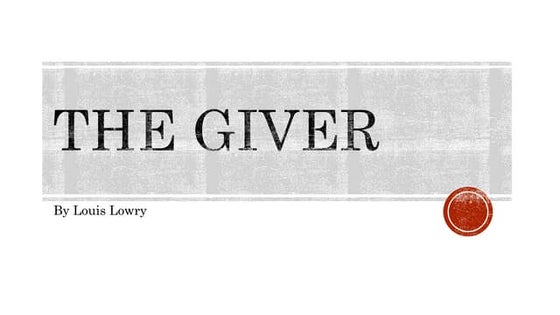 The Giver | PPT