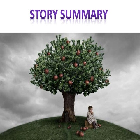 The giving tree (The boy and the apple tree) | PPTX
