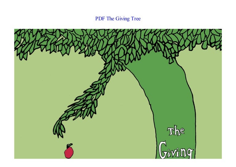 The giving tree book by shel silverstein - ccnaa