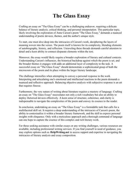 The Bell Jar Essay | PDF