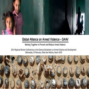 Global Alliance on Armed Violence (GAAV) | PPSX