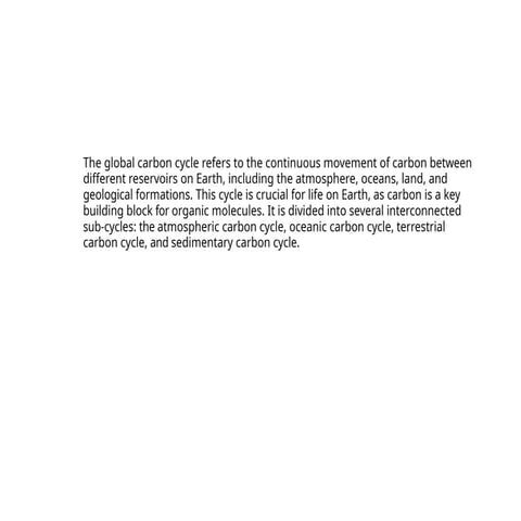 The carbon cycle and types of carbon cycle.pptx