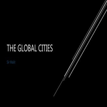 The global cities | PPTX