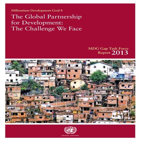 The Global Partnership for Development the Challenge We Face | PDF