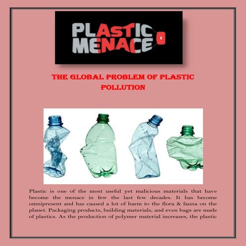 The global problem of plastic pollution | PDF
