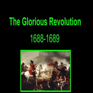 Glorious Revolution | PPTX