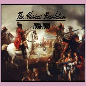 Glorious Revolution | PPTX