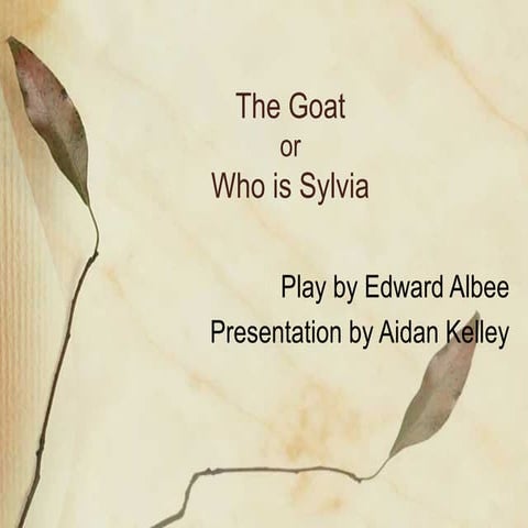 The goat | PPT | Crime & Harmful Acts to Individuals, Society & Human ...