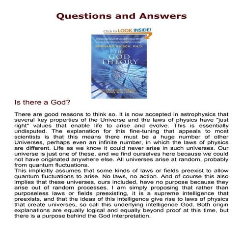 The god theory | PDF