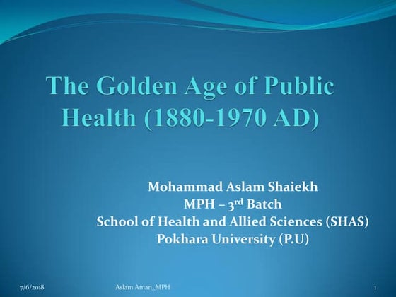 Colonial Public Health | PPT