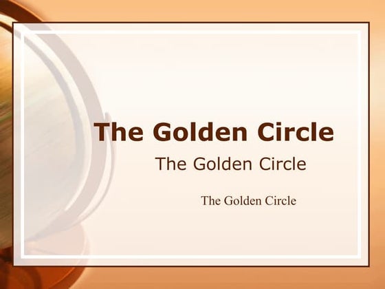 Simon Sinek - The golden circle - Start with the WHY | PDF | Social ...