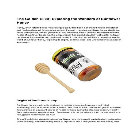 The Golden Elixir_ Exploring the Wonders of Sunflower Honey.pdf