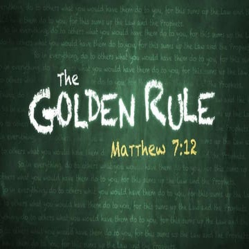 The golden rule | PPTX