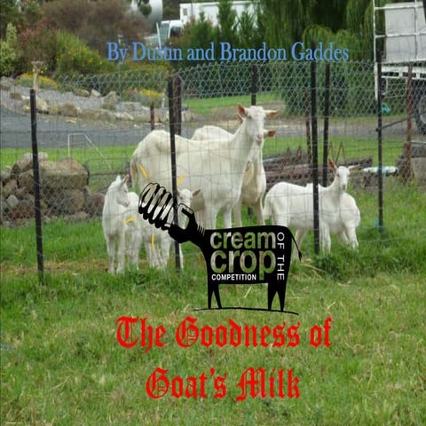 The Goodness of Goat's Milk by Dustin and Brandon Gaddes | PDF