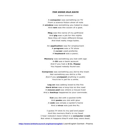 The good old days | DOC