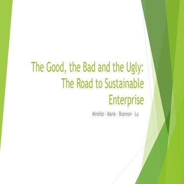 The good, the bad and the ugly | PPT