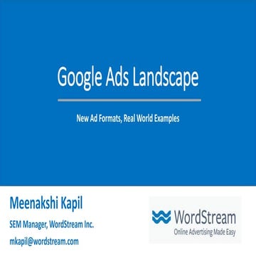 2018 Seattle Localogy: The Google Ads Landscape — New Formats, Real ...