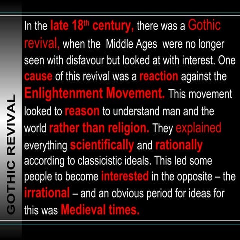 The gothic revival | PPT