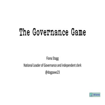 The Governance Game | PPT