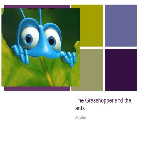 The grasshopper and the ant session 1 | PPT