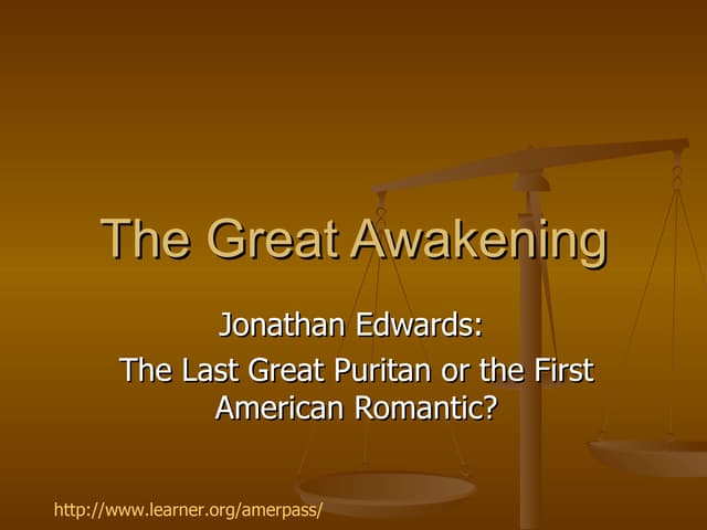 The Great Awakening | PPTX