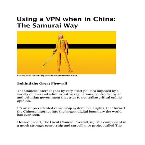 The great chinese firewall | PDF
