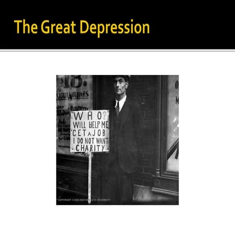 The Great Depression | PPT