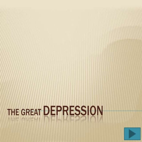 The Great Depression | PPT